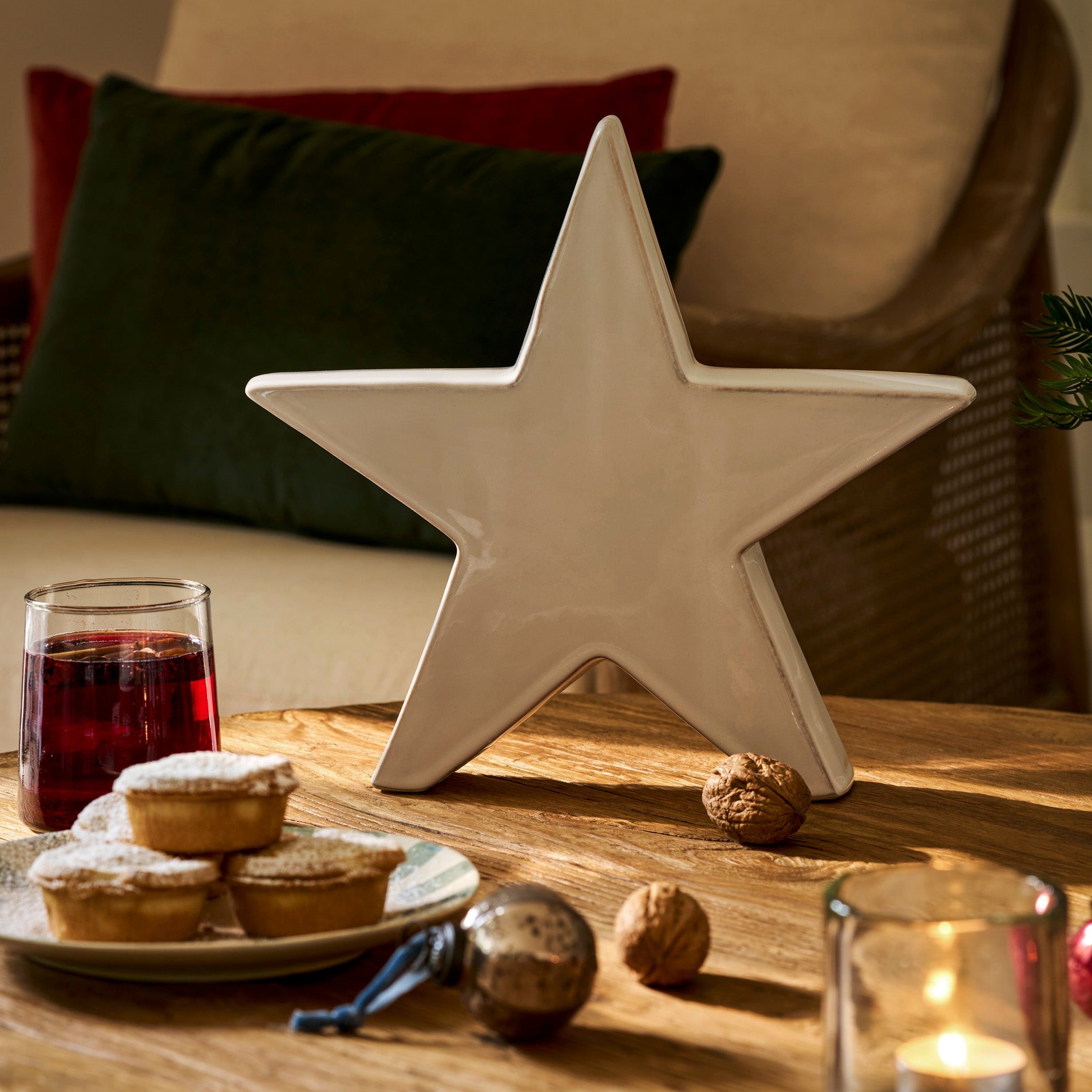Ithaca Ceramic Christmas Star - Large